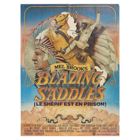 FLAMMANDE SADLAR (1974) FRANSK FILMAFFISCH. Övrigt - Övrigt - Auctionet