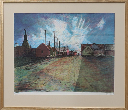 HANS EIS. lithograph in colours, signed, numbered 156/240 and dated -71 ...