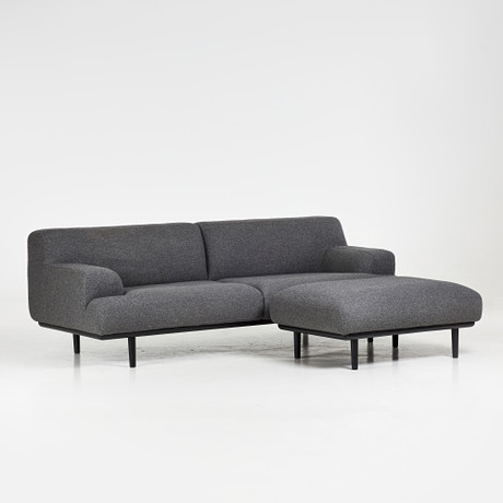 SOFA, Bolia, “Madison”, textile upholstery, frame and legs of lacquered ...