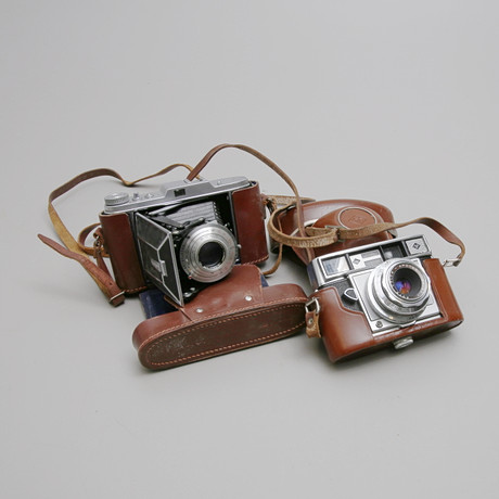 Two 20th century Adox and Agfa cameras. Photo, Cameras & Lenses ...