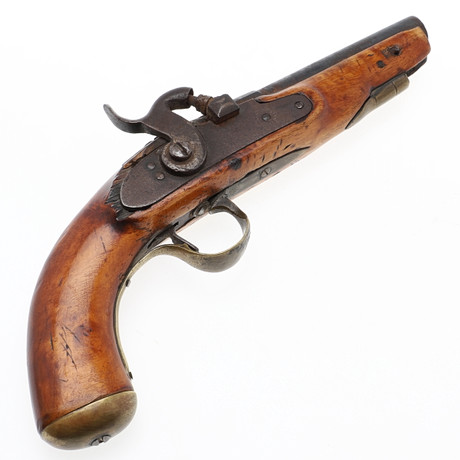 SLAG LOCK PISTOL, 19th century. Weapons & Militaria - Airguns - Auctionet