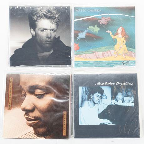 LPs, 146 pcs, including John Lennon, Elton John, Michael Jackson, Bryan ...