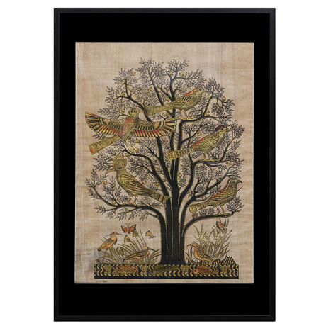 PAPYRUS EGYPT “TREE OF LIFE”. Art - Other - Auctionet