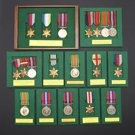 A COLLECTION OF SECOND WORLD WAR MEDALS TO INCLUDE A GROUP OF FOUR ...