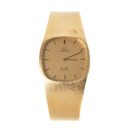 OMEGA, a Deville jewellery work wristwatch, 14K gold, 1970s. Clocks ...