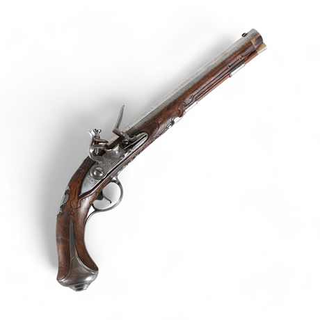 A FLINTLOCK PISTOL, Carl Stareck (1764-1785) in Wein, 18th century ...