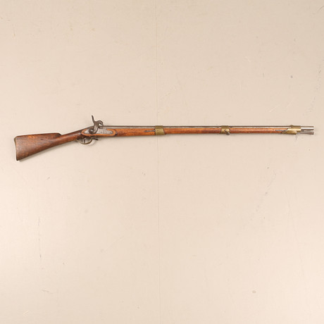 A flail lock musket, m/1815-49, Norrtälje, Sweden, 19th century ...