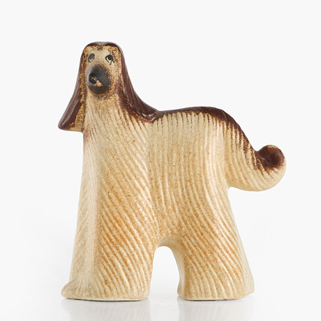 LISA LARSON, Afghan dog, marked Lisa L -97, K-Studion Gustavsberg ...