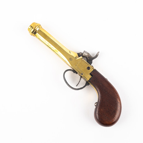 SLING LOCK PISTOL, marked E.L.G., Liege, Belgium. The first half/middle ...