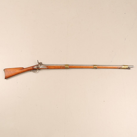 A 19th century Swedish flail lock musket, m/1815-49. Weapons ...