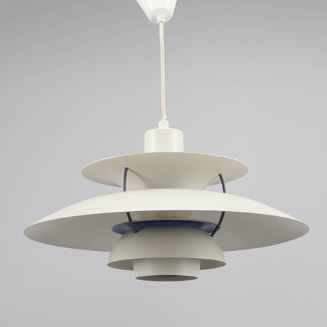 POUL HENNINGSEN. Taklampa, PH5 , Louis Poulsen, Danmark, 1900-talets ...