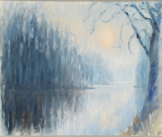 SIGNE LUNDQVIST LANJE. oil on canvas. Art - Paintings - Auctionet