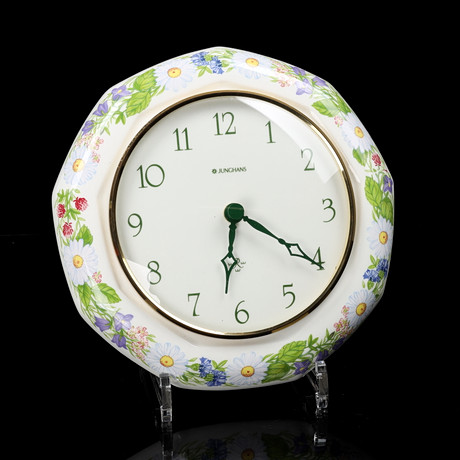 MARGARETA LILJESKÖLD. A ceramic wall clock, “Midsummer”, Junghans/Rörstrand, 1970s. Clocks ...