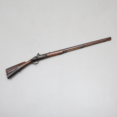 A SWEDISH CONVERTED FLINTLOCK RIFLE, 1780/90'S. Weapons & Militaria ...