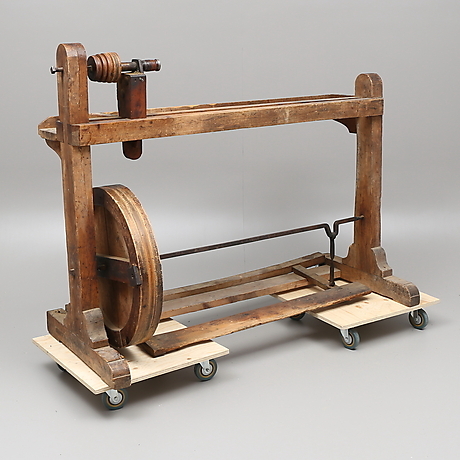 LATHE, foot-operated, 19th century. Miscellaneous - Miscellaneous ...