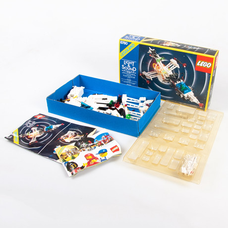 LEGO 6780, Light and Sound XT Starship, release år 1987, med kartong ...