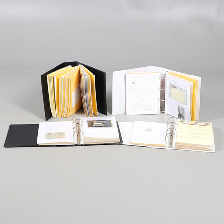 AN EXTENSIVE COLLECTION OF OVER TWO HUNDRED SIGNATURES, PHOTOGRAPHS AND ...