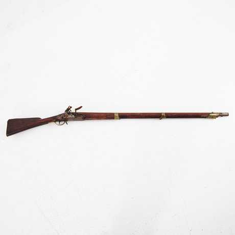 FLINTLOCK RIFLE, Swedish, 1815 general repair model. Weapons ...