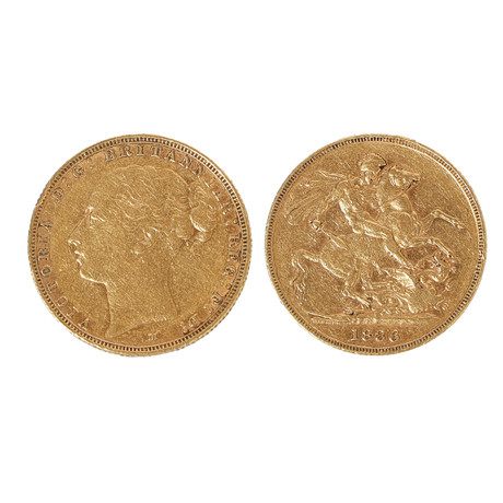 A VICTORIAN SOVEREIGN. Coins, Medals & Stamps - Coins - Auctionet