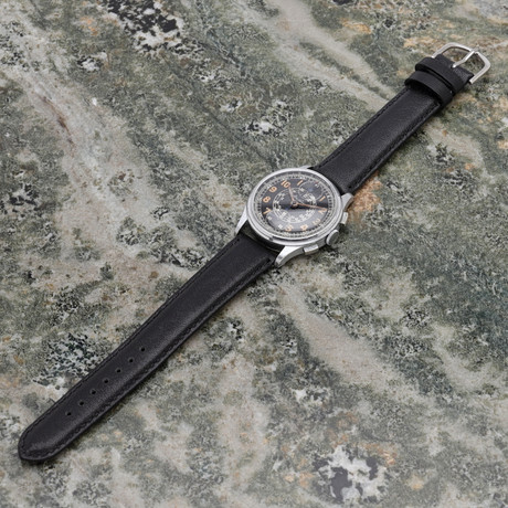 BREITLING. “Telemeter”, wristwatch, chronograph, white metal, 32 mm ...