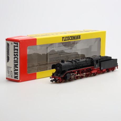 STEAM LOCOMOTIVE WITH TENDER Fleischmann 4139. Toys - Toys - Auctionet