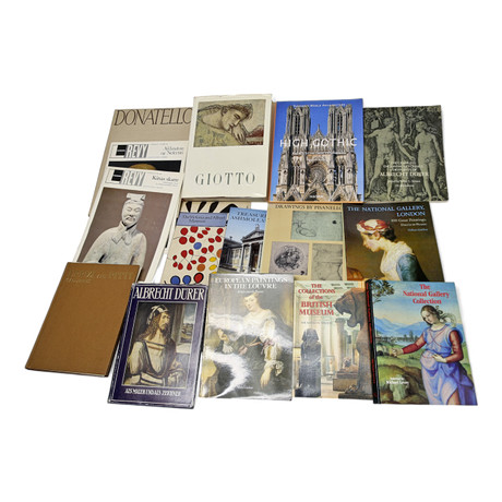 RENAISSANCE, onwards, books Giotto, Donatello, Pisanello, Albrecht Durer, High Gothic and MUSEUM ...