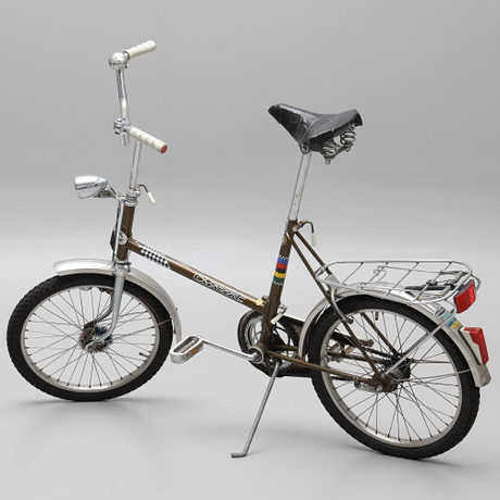 CYKEL, Crescent Guld, Låghjuling, delbar, 1960-/70-tal. Fordon, Båtar ...