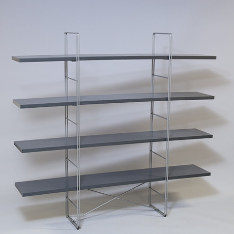 NIELS GAMMELGAARD. ”Moment/Enetri” bokhylla med fyra hyllor, ram av ...