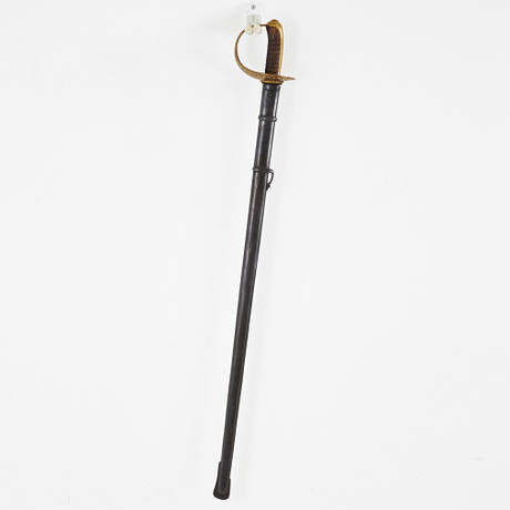 A Swedish sabel, m/1893, for men, marked G.E Svalling Rosenfors, brass ...