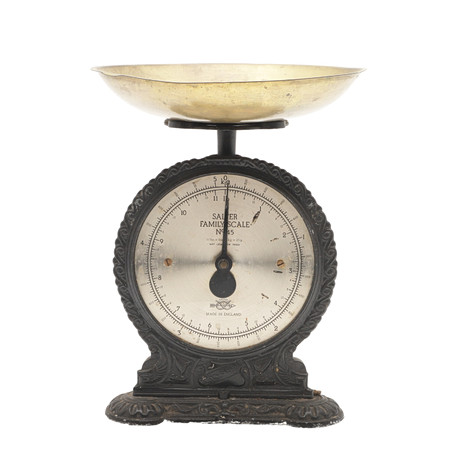 A SET OF CAST METAL WEIGHING SCALES. Miscellaneous - Miscellaneous ...