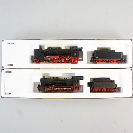 roco, 2st ånglok till modelljärnväg, 43221, 43310, skala HO. Leksaker ...