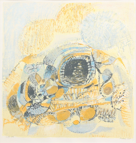 GUSTAV BOLIN (1920-1999). Composición, litografía, firmada, fechada y ...