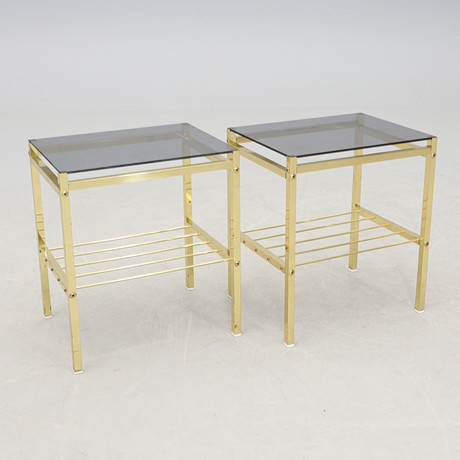 A pair of 1970s/80s side tables. Furniture - Tables - Auctionet