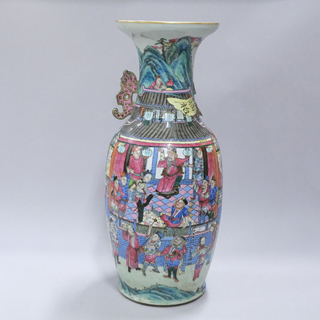 CHINESE FLOOR VASE, 19TH CENTURY. Ceramics & Porcelain - Oriental ...