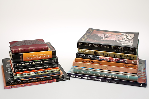 A Collection BOOKS, art books including Pablo Picasso. Books, Maps ...