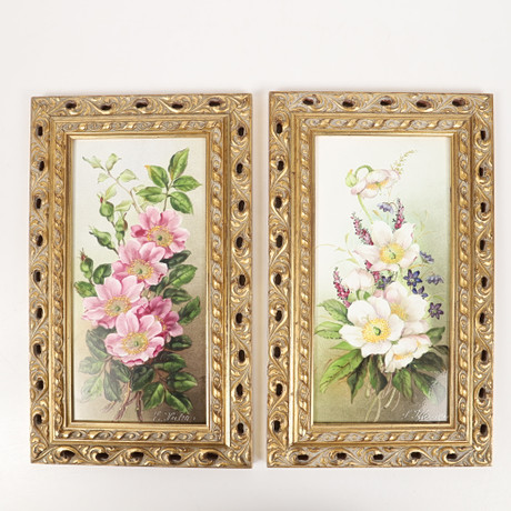 Two porcelain paintings by Franz Hohmann, Germany. Ceramics & Porcelain ...