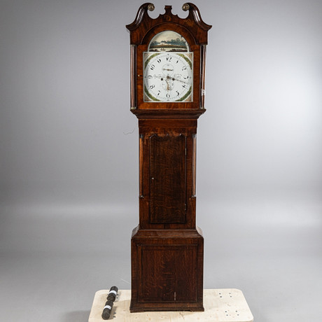 An 18th century England floor clock, dial marked Cheetham Leeds. Clocks ...