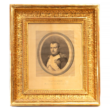 GRAVYR. Föreställande Napoleon Bonaparte, 1900-tal. Konst - Grafik ...