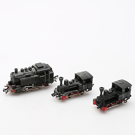 FLEISCHMANN, Veturi, 2 ja 1 merkitsemätön veturi, Märklin? Lelut ...