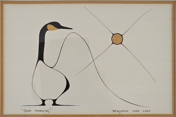 BENJAMIN CHEE CHEE. "Good morning". Grafiskt blad, signerad i trycket ...