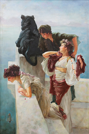 LAWRENCE ALMA-TADEMA. Efter. ”Det förflutna”. Konst - Måleri - Auctionet