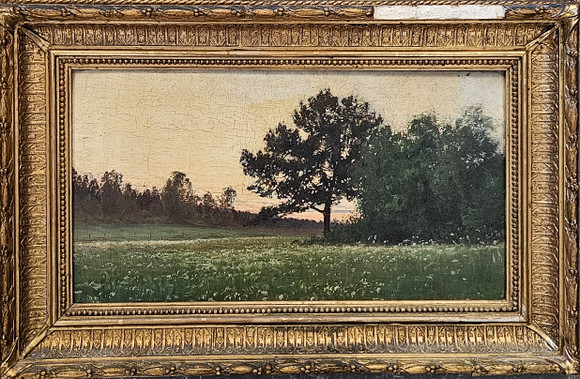 PER DANIEL HOLM. Landskap. Olja på duk, signerad PH och daterad 1884 ...