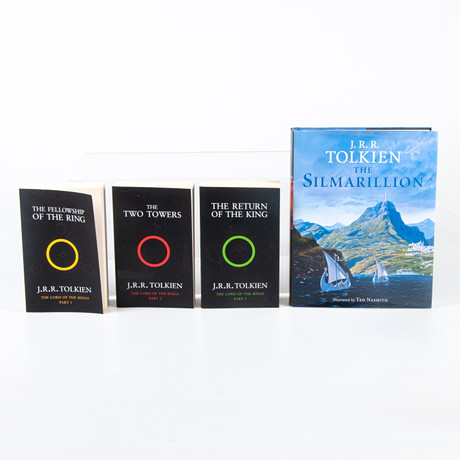 J.R.R TOLKIEN. 4 delar, The Lord of the Rings, engelsk text. Böcker ...
