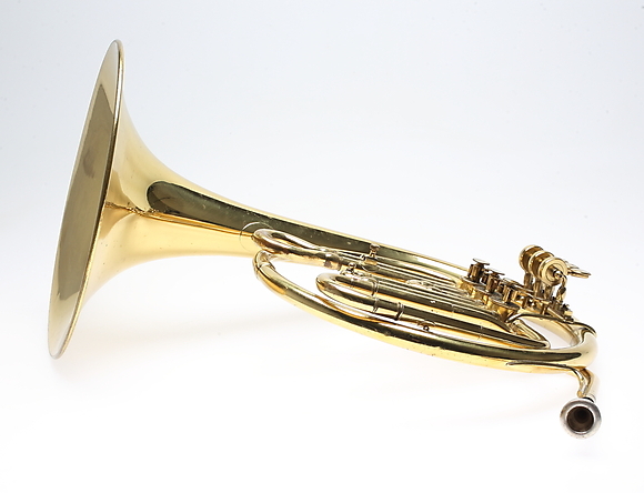 VALTHORN, mässing, 1900-tal. Övrigt - Musikinstrument - Auctionet