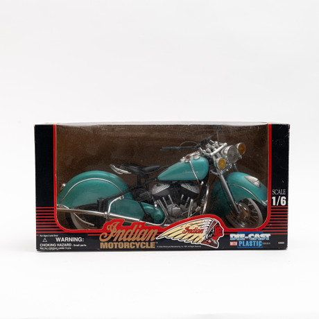 MOTORCYCLE MODEL, Indian Motorcycle, 1:6 Scale Die Cast Cruiser, 1990's ...