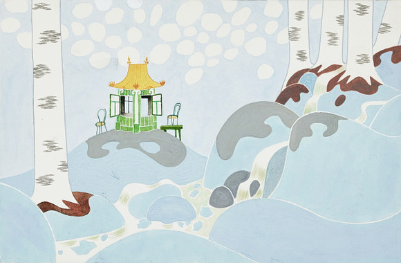 TOVE JANSSON. The Green House. Art - Paintings - Auctionet