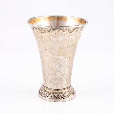 A vase, silver, Stockholm, 1906 rococo style, GAB. Silver & Metals ...