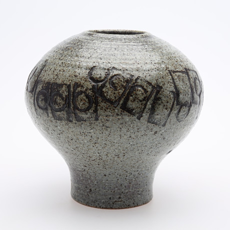 LISA LARSON. Vase, glazed stoneware signed LISA L. Ceramics & Porcelain ...