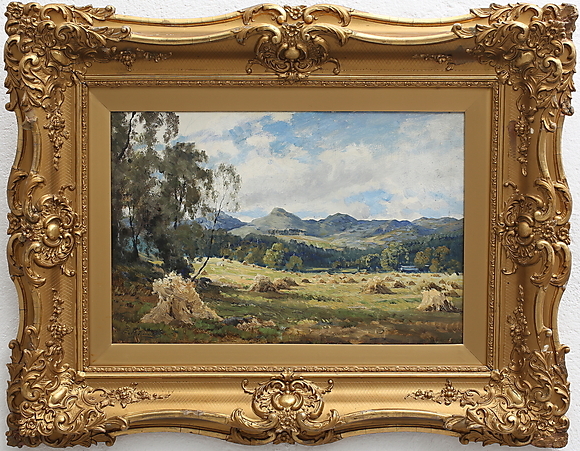 GEORGE MELVIN RENNIE. Scottish landscape, oil on canvas, signed. Art ...