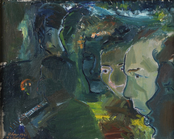 OLOV VIBERG. Piano Concerto, oil on canvas, signed 1941. Art ...